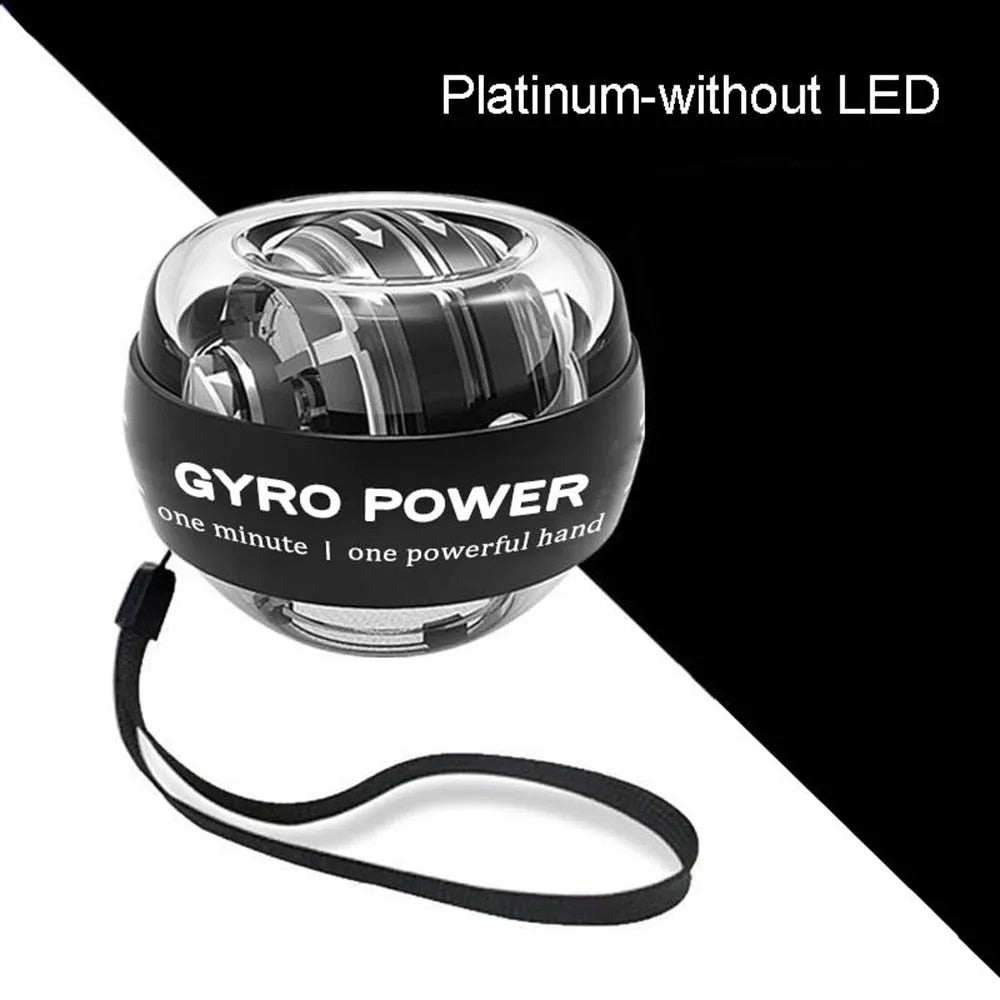 LED Gyroscopic Powerball Autostart Range Gyro Power Wrist Ball Arm Hand ...